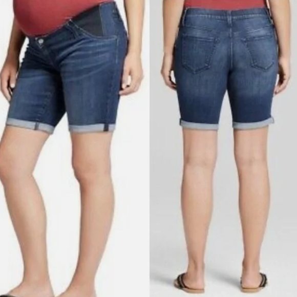 Isabel Maternity by Ingrid & Isabel | Shorts | Isabel Maternity Bermuda ...